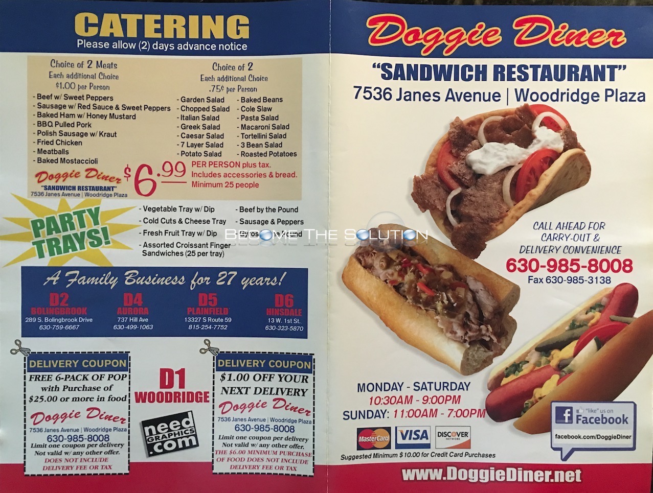 Doggie Diner Carry Out Menu Scanned Menu With Prices Doggie Diner Carry Out Menu Scanned Menu With Prices